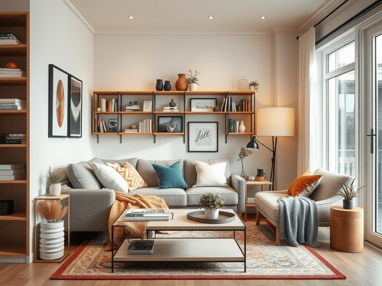 Decorating a Small Space Living Area: Affordable and Beautiful ...