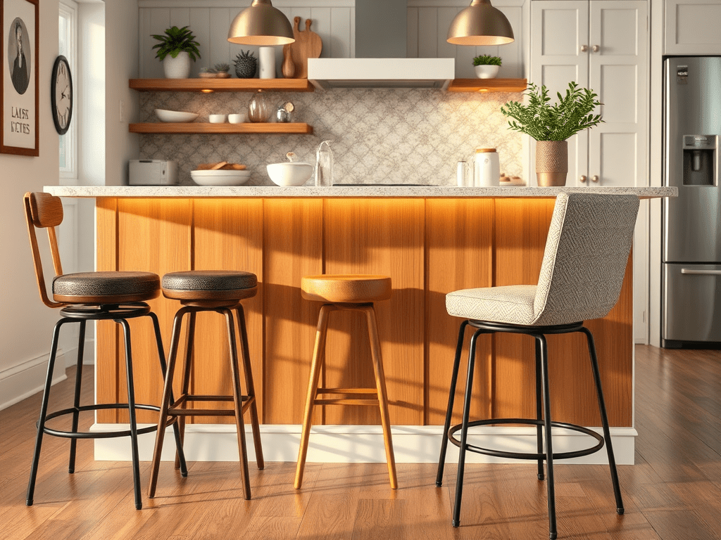 Bar Seating: Choosing the Perfect Stools for Your Breakfast Bar ...